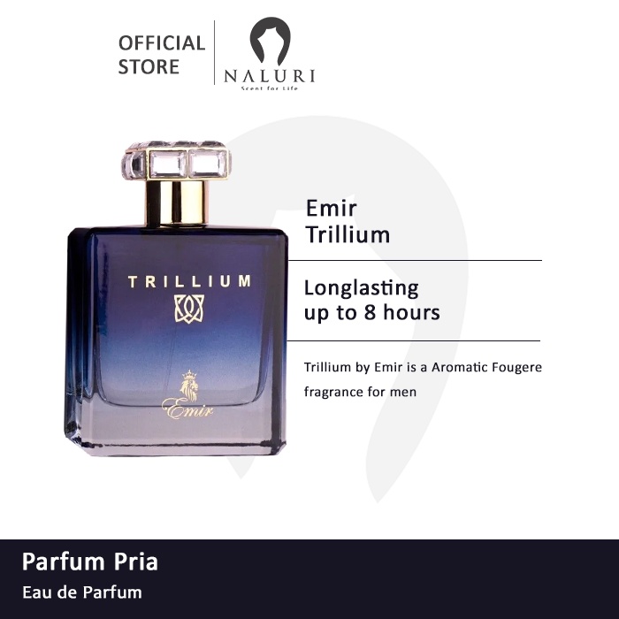 Jual Parfum Original Emir Trillium For Men EDP 100ml | Shopee Indonesia