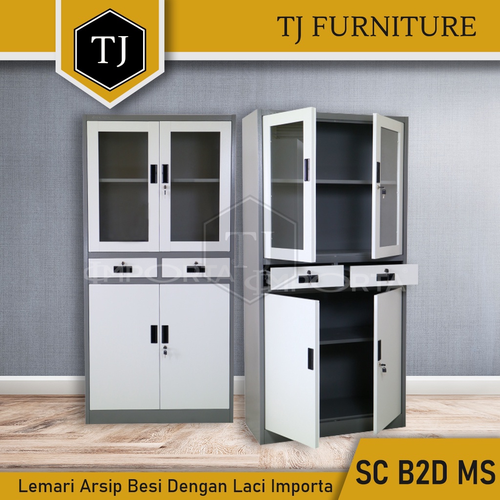 Jual Importa Loker Besi / Lemari Arsip / Kabinet Kantor Besi 2 Pintu ...