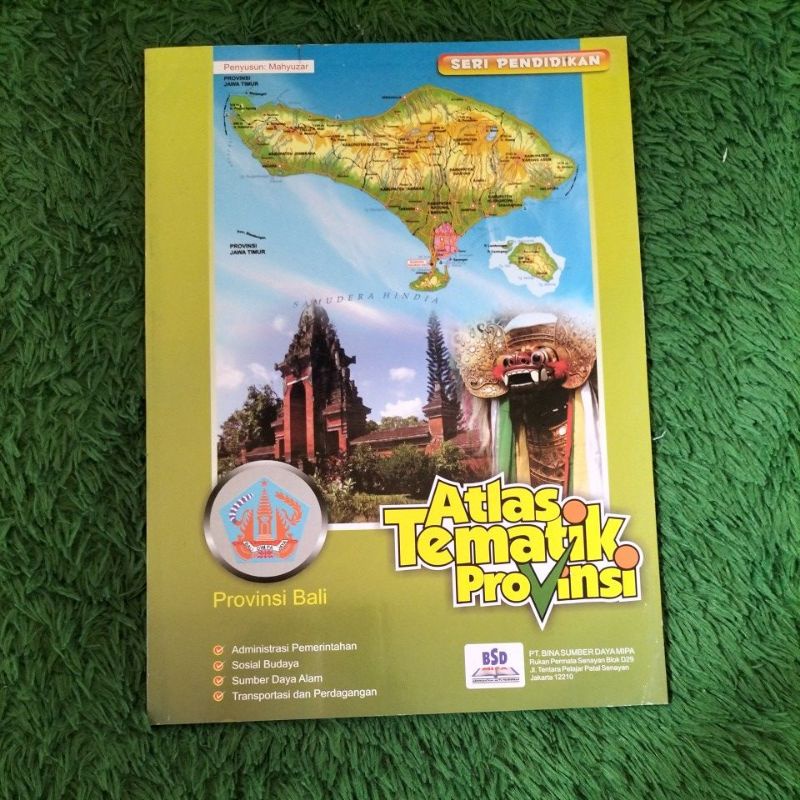 Jual BUKU ORIGINAL PETA ATLAS TEMATIK PROVINSI BALI | Shopee Indonesia