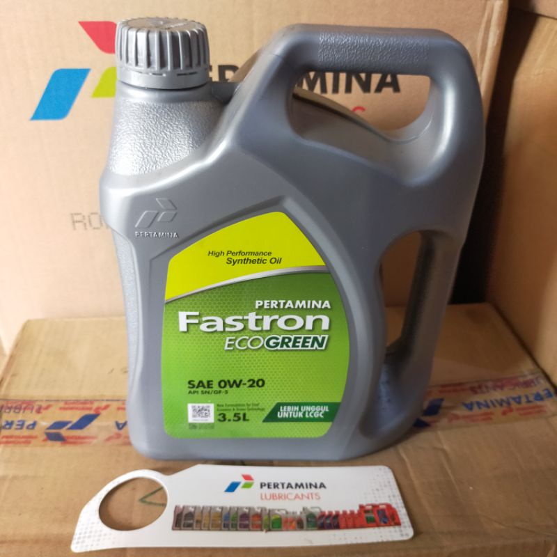 Jual Fastron eco green LCGC 0w20 synthetic Galon 3.5lt Original ...