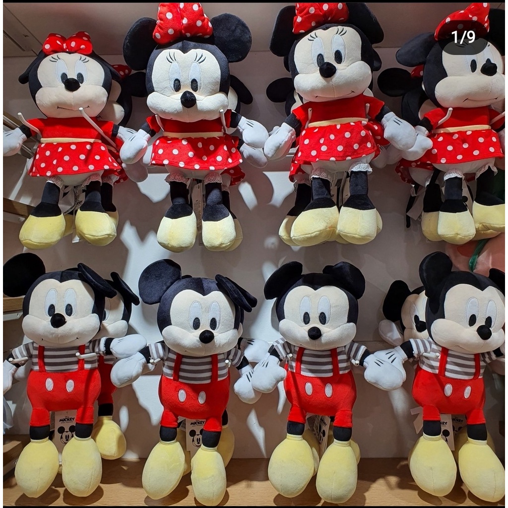Jual MINISO OFFICIAL Mickey / minnie mouse series plush toys size 15 ...