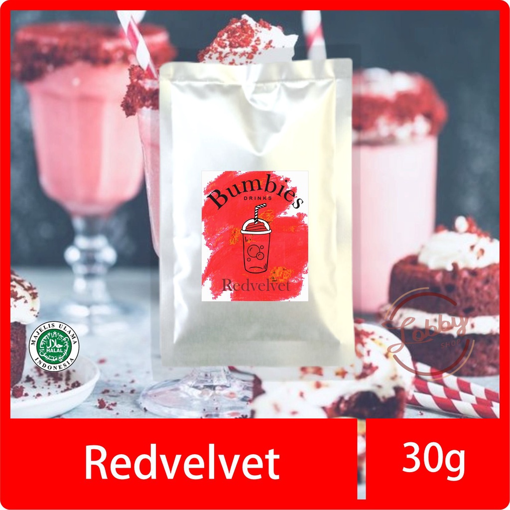 Jual Bubuk Minuman Rasa Redvelvet 30gr | Bubuk Minuman Aneka Rasa | es ...