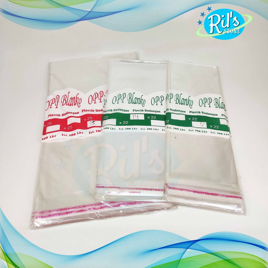 Jual Plastik OPP Lem Seal 9x22 9.5x22cm / Plastik Undangan / OPP Seal - Lem / Plastik Kemasan ...