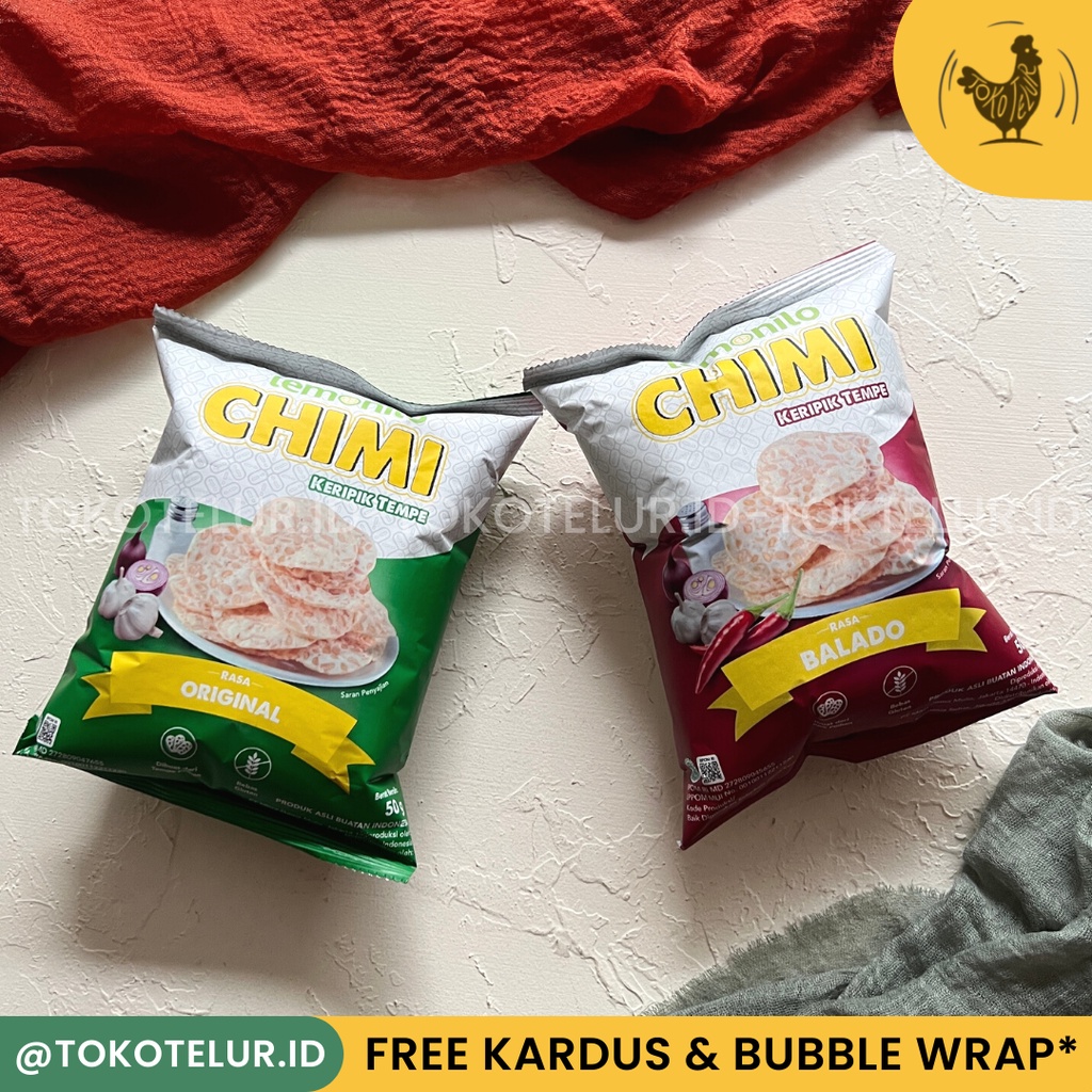 Jual Lemonilo - Chimi Keripik Tempe (Snack Sehat) Rasa Balado dan ...