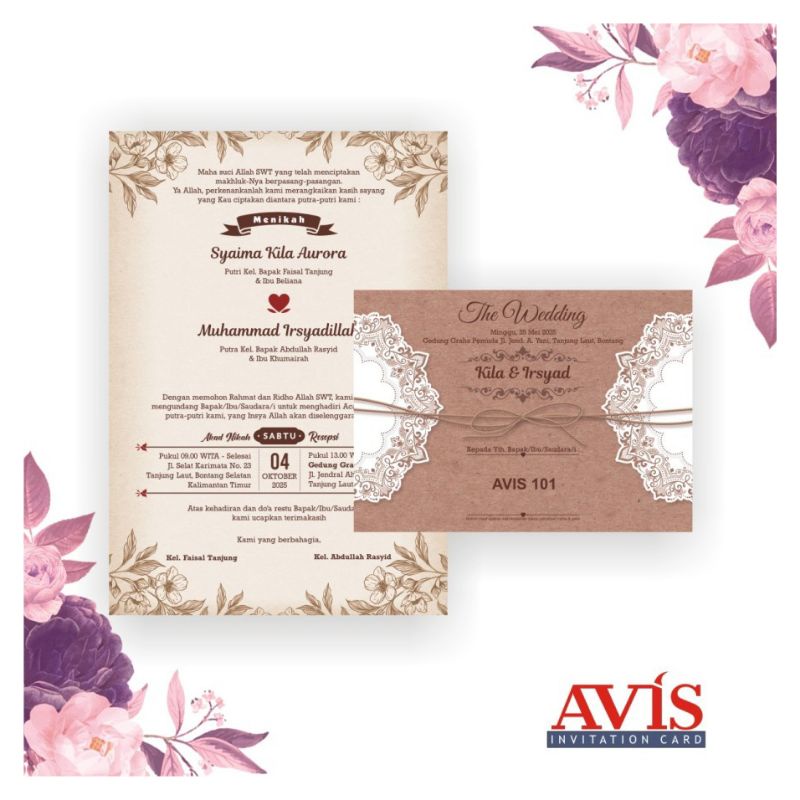 Jual CETAK UNDANGAN KILAT TERLARIS & TERMURAH | BANYAK PILIHAN DESIGN ...