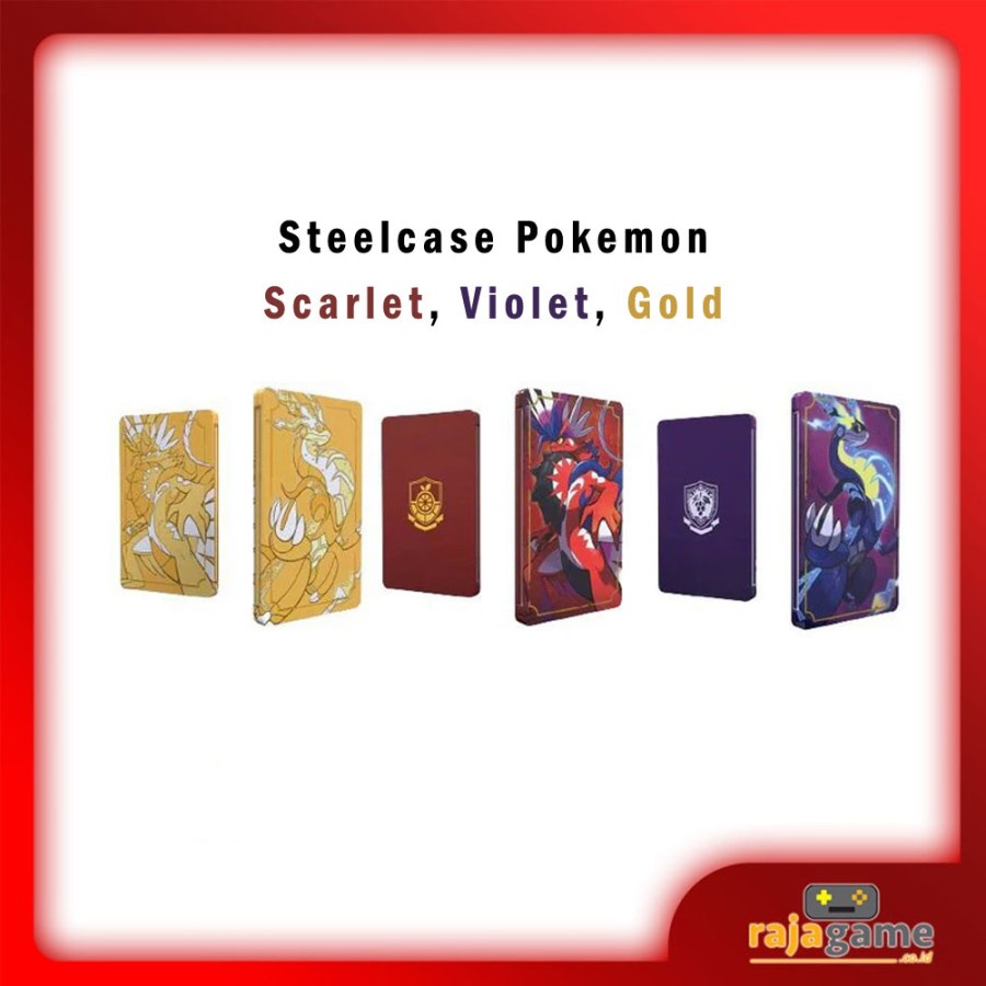 Jual Steelcase / Steelbook Pokemon Scarlet Violet Official | Shopee ...