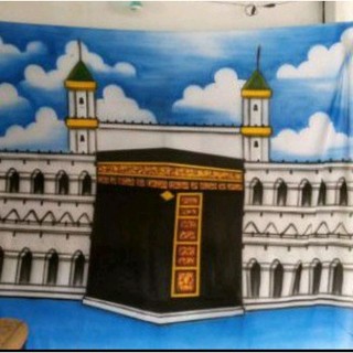 Jual Background foto latar manasik haji 2,5×3meter / Background foto ...