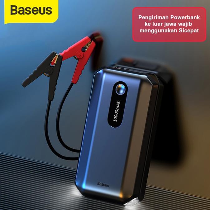 Jual BASEUS POWER BANK 10000MAH CAR JUMP STARTER AKI MOBIL ACCU JUMPER ...