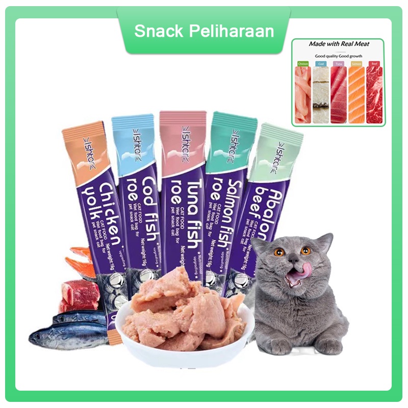 Jual Snack Kucing Snack Hewan Peliharaan Makanan Kucing Cat Food Cat ...