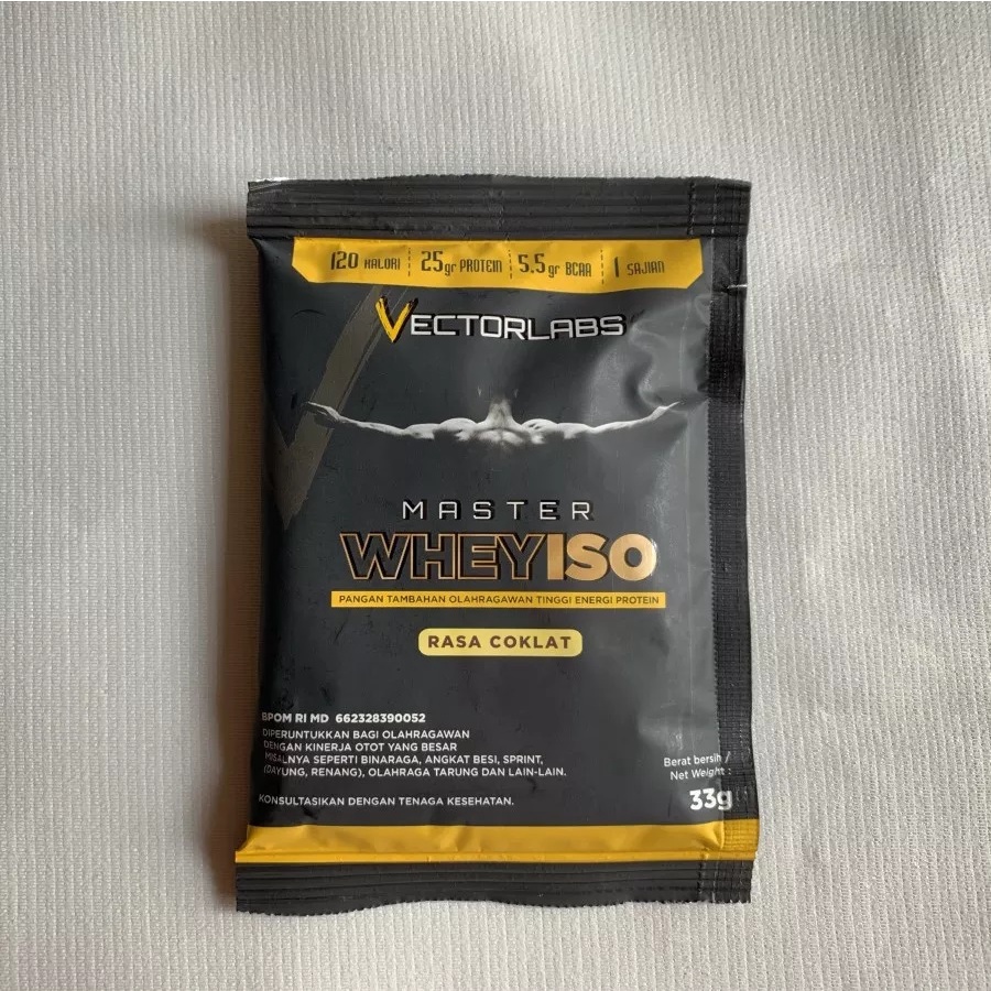Jual Vectorlabs Master Whey Iso 1 Sachet / Protein Isolate Murni Eceran ...