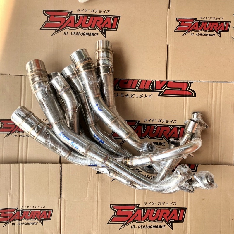 Jual (PRODUK BEST 3) Header Leheran knalpot Racing SAJURAI Bending ...