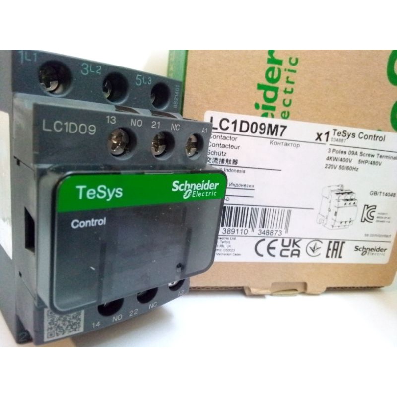 Jual CONTACTOR SCHNEIDER LC1D09M7/220V | Shopee Indonesia