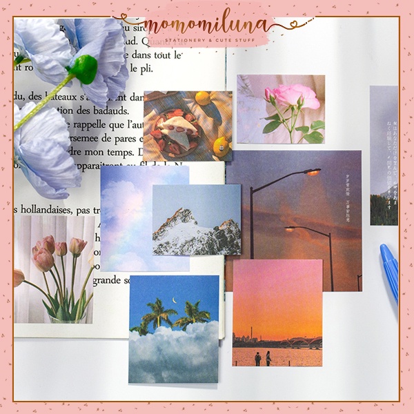 Jual 1 set isi 210 lembar dreamlike book deco art paper aesthetic diy ...