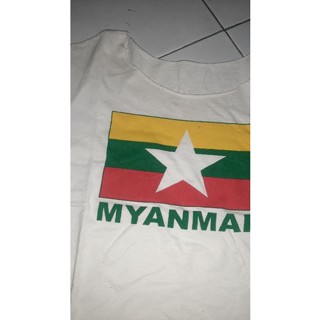 Jual kaos bendera negara myanmar kaos myanmar shirt baju myanmar oleh ...