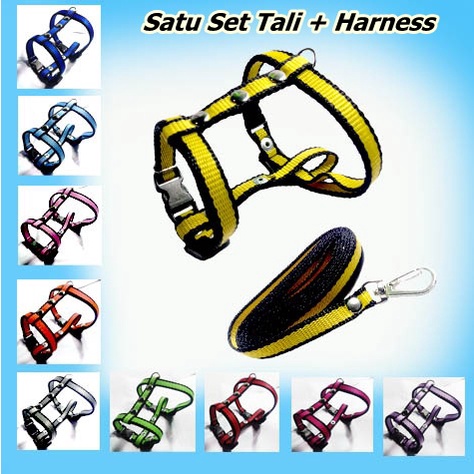 Jual Harness Kucing Musang Kelinci Satu Set Tali Tuntun Panjang dan ...