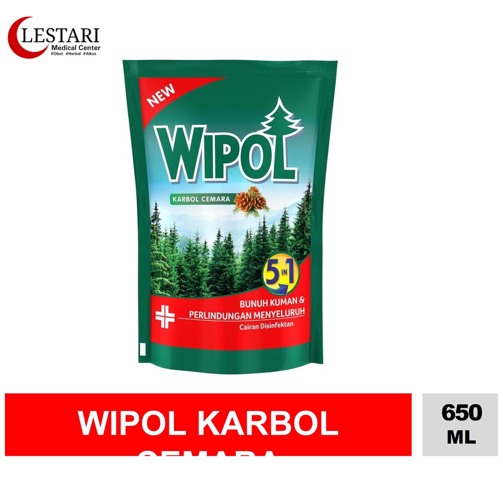 Jual Wipol Karbol Classic Pine Refill 650 ml | Shopee Indonesia