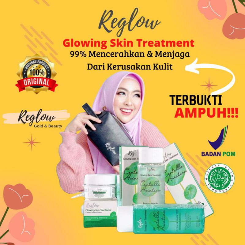 Jual REGLOW Skincare Paket Whitening Mencerahkan dan Menjaga dari ...