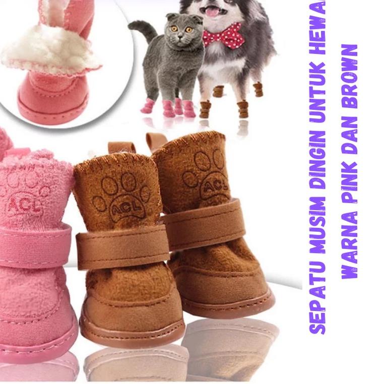 Jual Sepatu anjing dan sepatu kucing pet dog protect paw PET4114 ...
