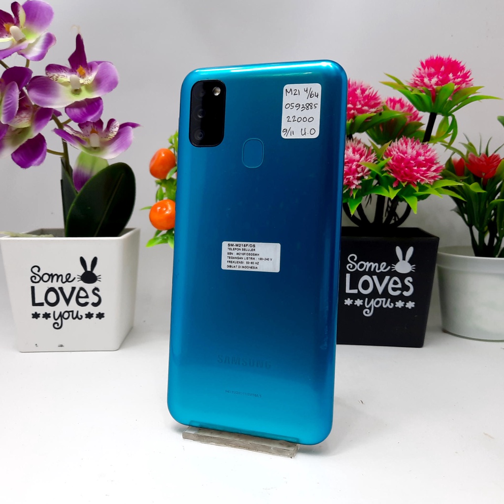 Jual Samsung M21 4/64GB Hijau Bekas Second Eks Resmi Indonesia | Shopee Indonesia