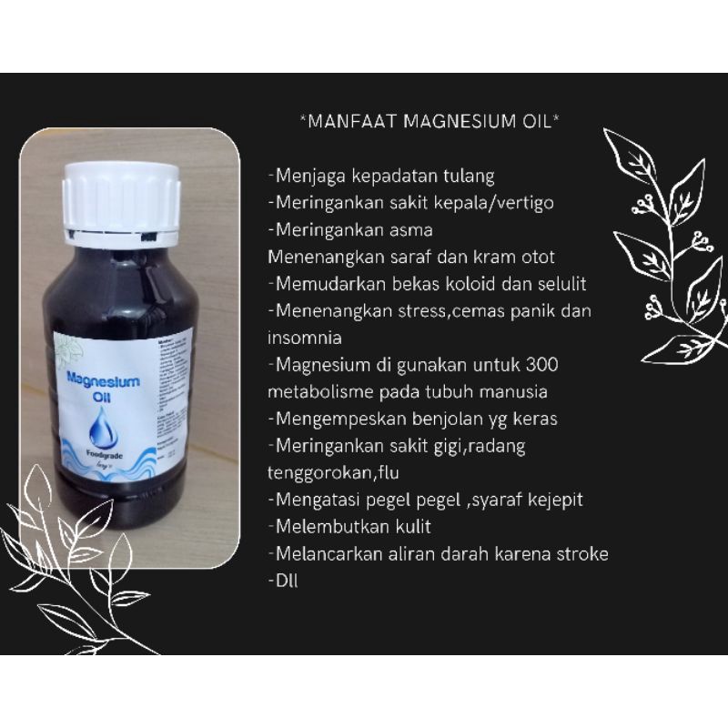 Jual Magnesium Oil Foodgrade 500 ml | Shopee Indonesia