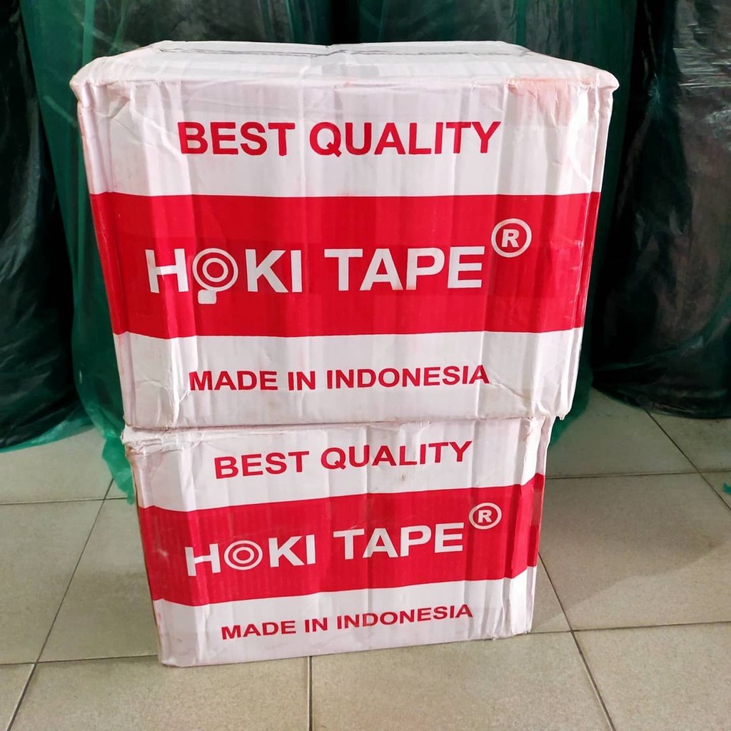 Jual Lakban HOKI Bening / Coklat 48mm x 90Yard (1 DUS) | Shopee Indonesia