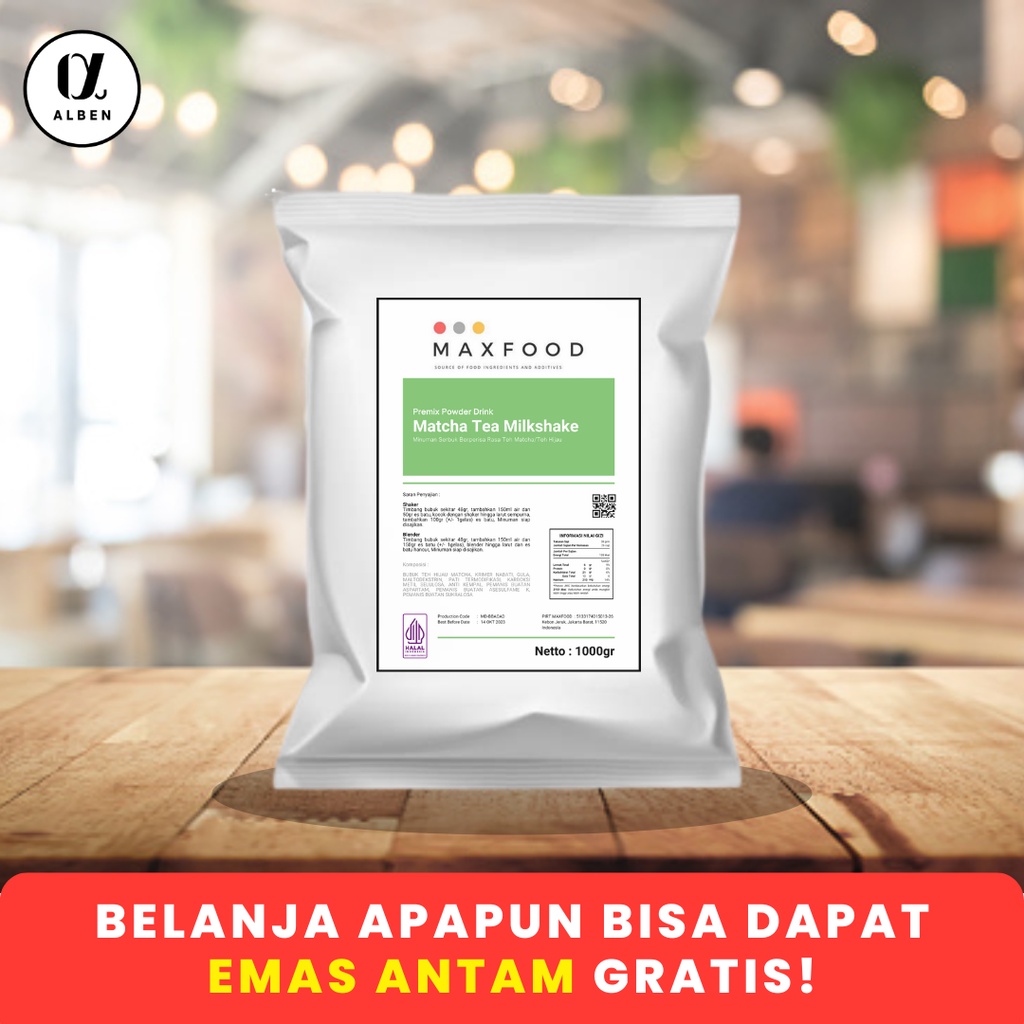 Jual Matcha Tea/ Green Tea/ Bubuk Minuman Green Tea/ Bubuk Minuman ...