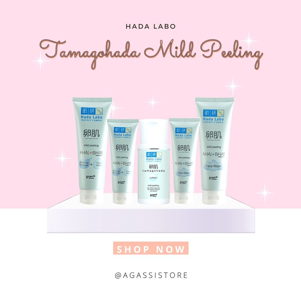 Jual Hada labo Tamagohada AHA BHA Ultimate Mild Peeling Face Wash ...