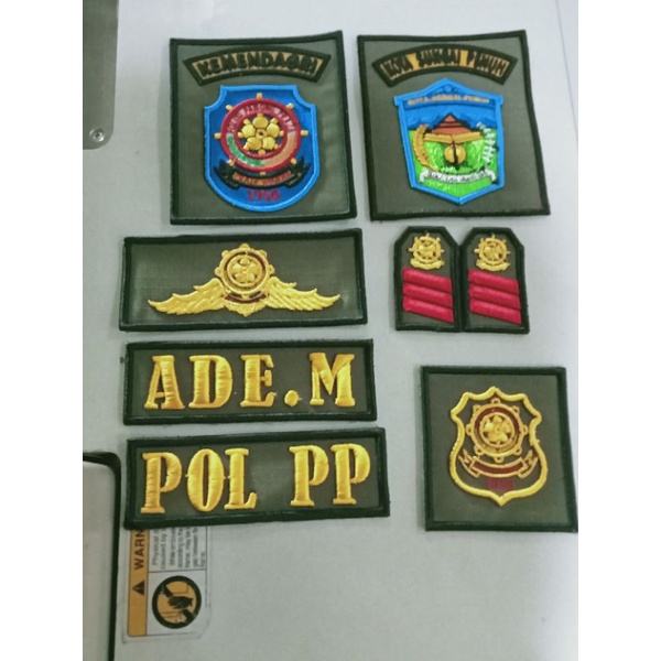 Jual LOGO POL PP/EMBLEM/COSTUMBORDIR,BADGE,ATRIBUT | Shopee Indonesia