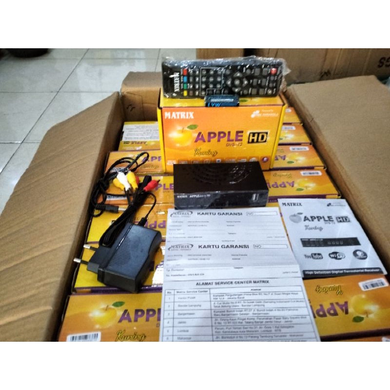 Jual STB-SET TOP BOX-SET TOP BOX MATRIX APPLE-SET TOP BOX APPLE KUNING ...