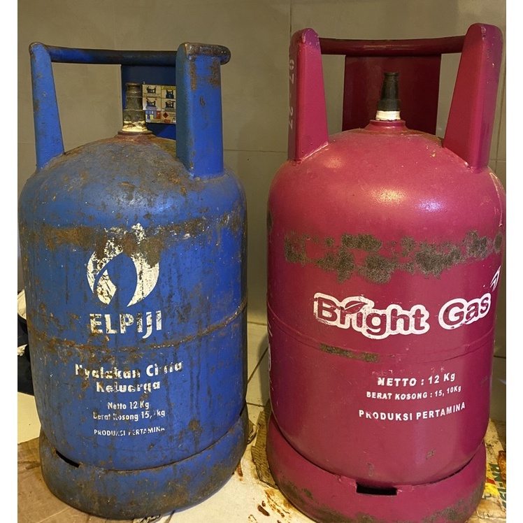 Jual LPG / BRIGHT GAS / ELPIJI 12kg TABUNG SAJA | Shopee Indonesia