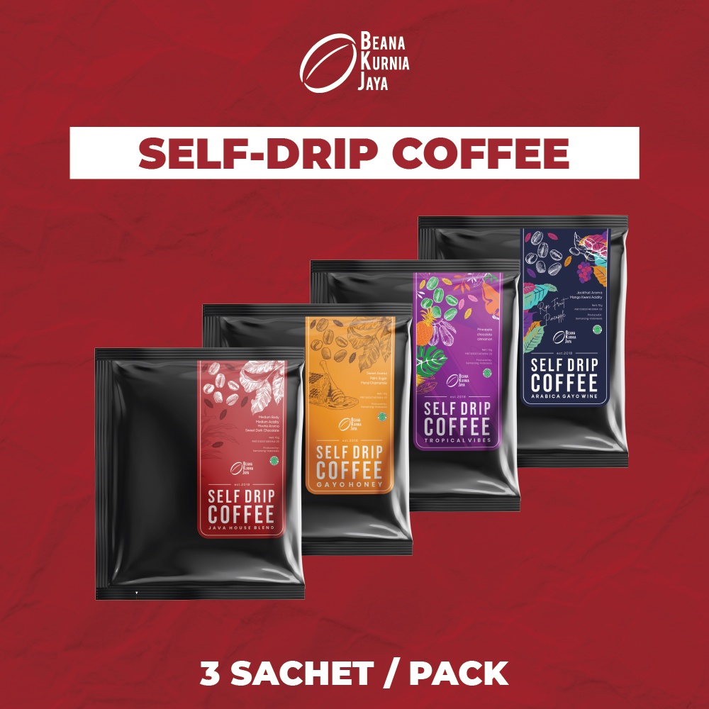 Jual Beana - 3 Sachet Self-Drip Coffee | Kopi Drip Sachet Praktis ...