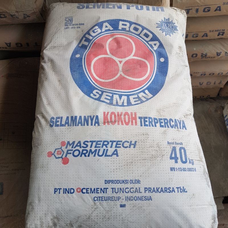Jual SEMEN PUTIH TIGA RODA 1SAK 40KG | Shopee Indonesia