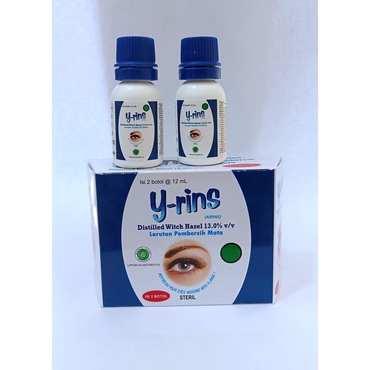 Jual Y-RINS EYE LIQUID 12 ML 2 BOTOL (PEMBERSIH MATA) | Shopee Indonesia