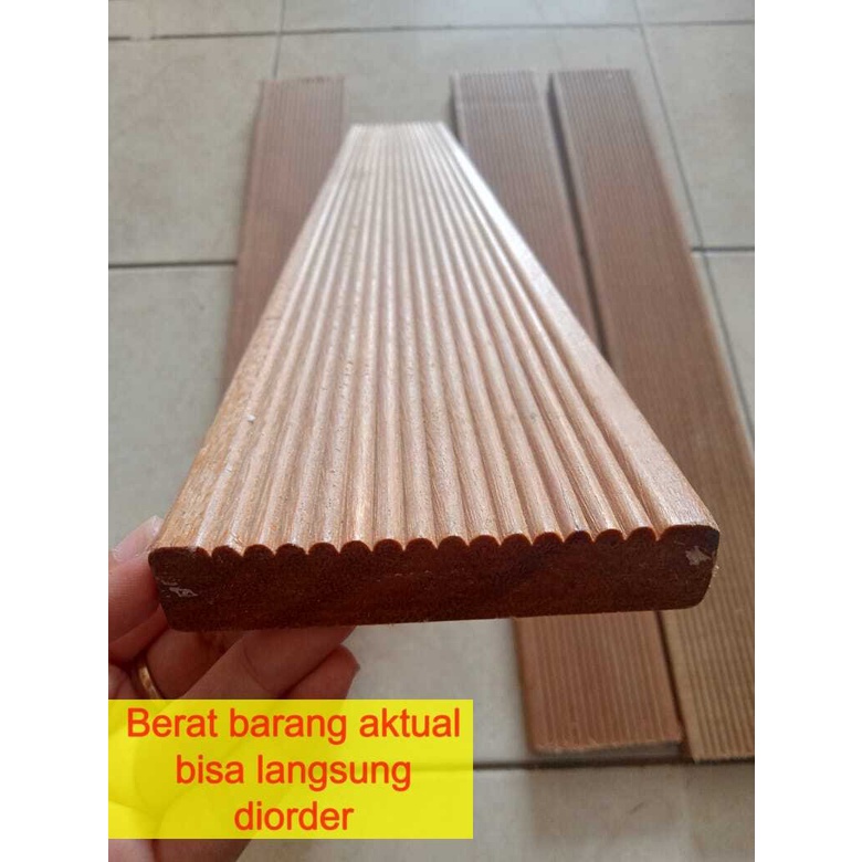Jual Papan Decking Kayu Bengkirai Batangan | Shopee Indonesia