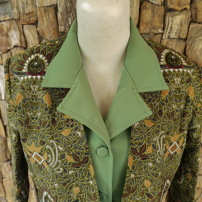 Jual Baju Blazer Batik Seragam Persit Sritex Pusat Jas Psu Lapangan ...