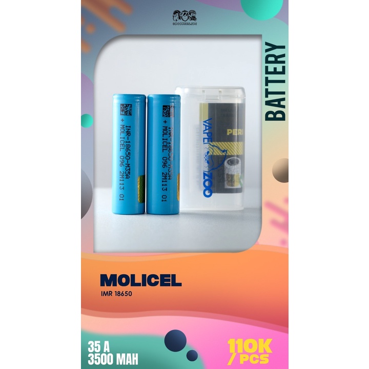Jual Molicel M35A INR 18650 Battery Authentic | Shopee Indonesia