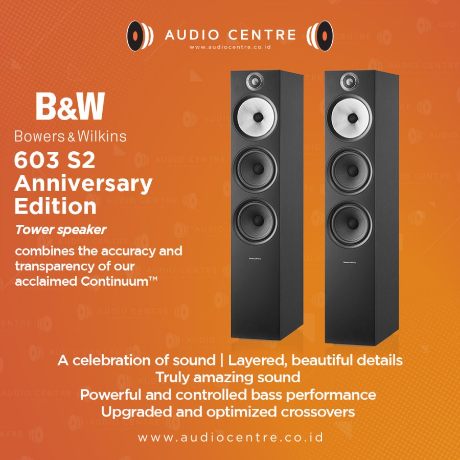 Jual Bowers & Wilkins B&W 603 S2 Anniversary Edition Floorstanding ...