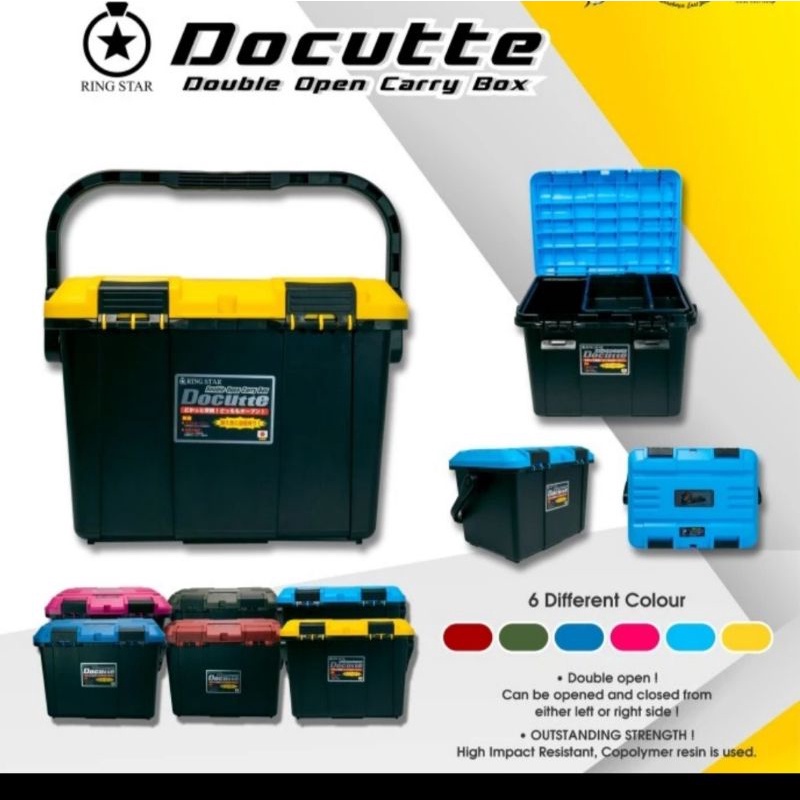Jual Tackle Box Ring Star DOCUTTE by Japan D4500 D4700 D5000 Kotak Alat ...