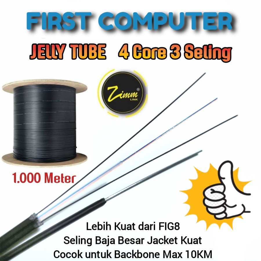 Jual Dropcore Zimmlink 4 Core 3 Seling Jelly Tube | Shopee Indonesia