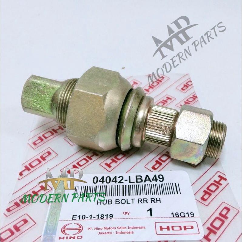 Jual BAUT RODA BELAKANG KANAN TOYOTA DYNA DUTRO HUB BOLT REAR RH HT125 ...