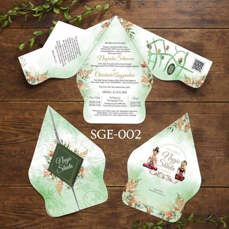 Jual Undangan Pernikahan Kekinian, Murah, Elegan, Rustic, etnik ...