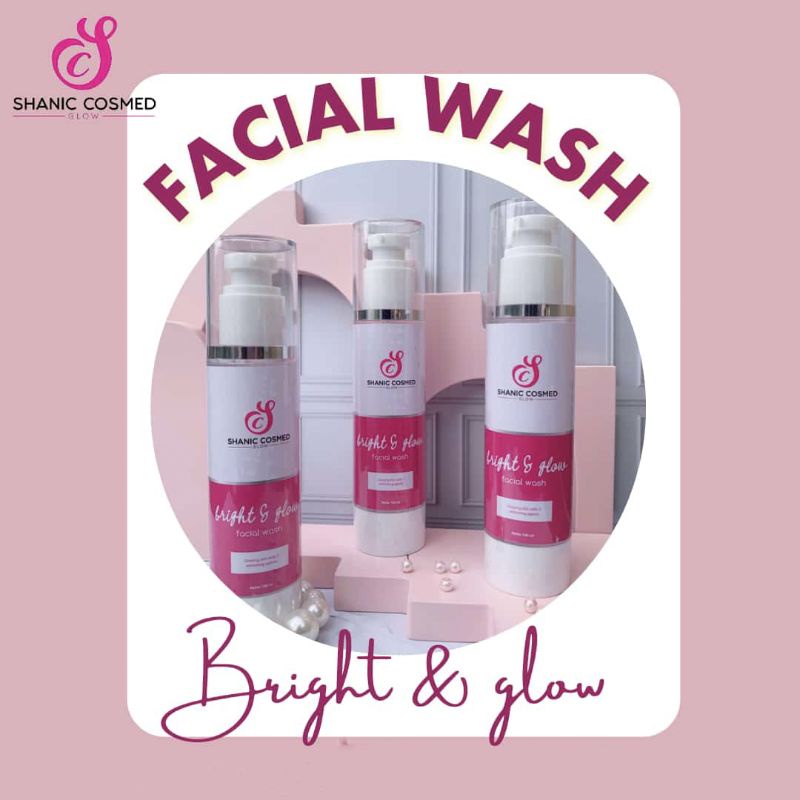 Jual Bright & Glow Facial Wash (SABUN WAJAH UNTUK MUKA NORMAL DAN FLEK ...