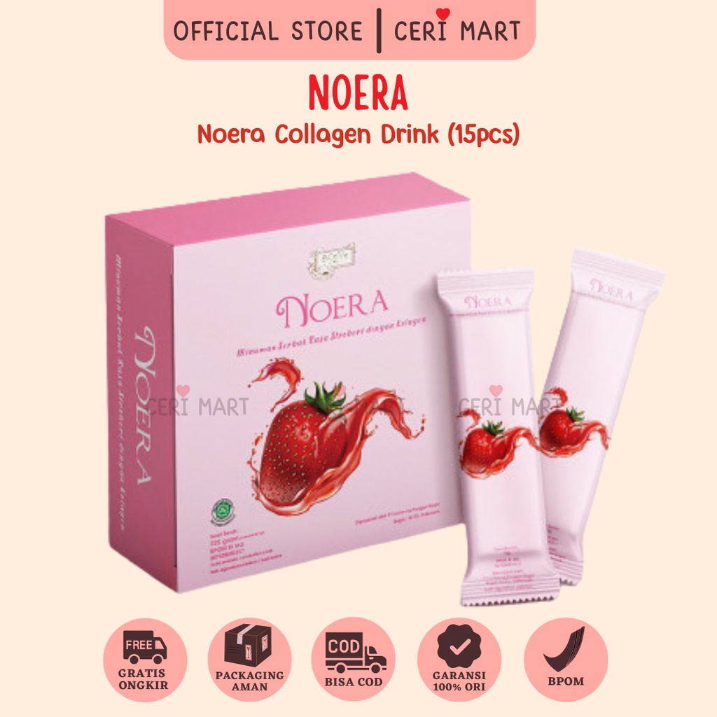 Jual Noera Collagen Drink With Birdnest and Saffron Extract Minuman ...
