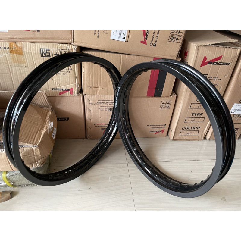 Jual VELG RING 18 ROSSI HITAM GLOSY GILAP VELG RING 18 VROSSI ORIGINAL ...