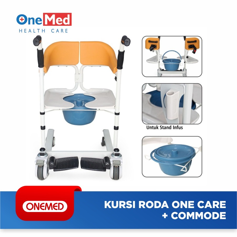 Jual Kursi Roda Transfer One Care Plus Commode OneMed ALK 902 OOF ...