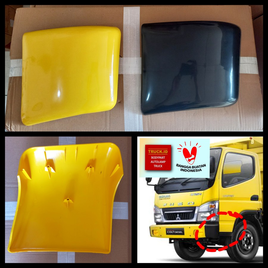 Jual TUTUP COVER BUMPER BEMPER CANTER COLT FE71 110 125 136 RH atau LH ...