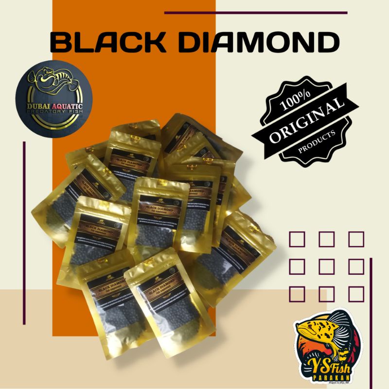 Jual Pelet BLACK DIAMOND ORIGINAL by DUBAI AQUATIC | Shopee Indonesia