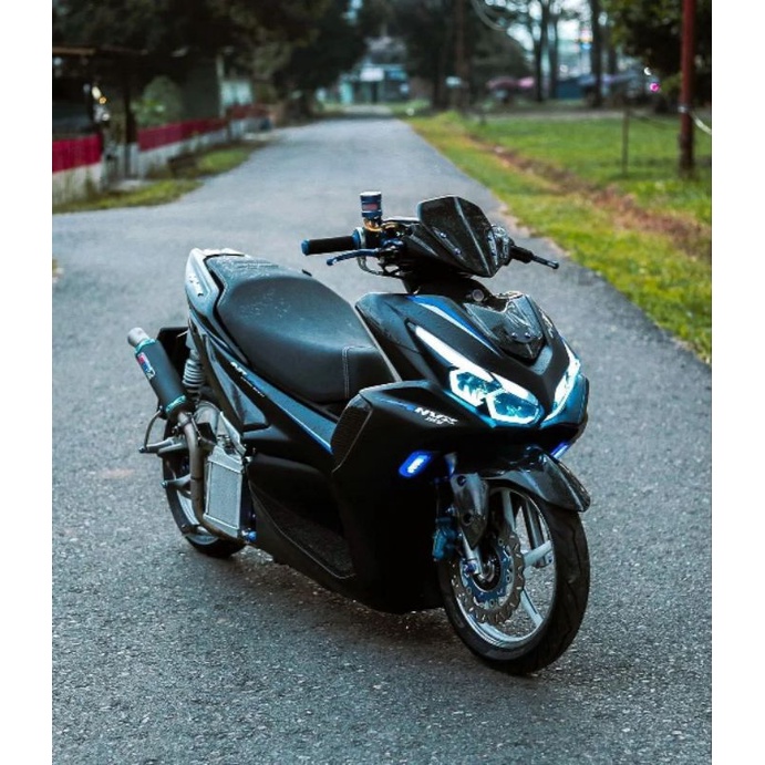 Jual STRIPING STICKER ALL NEW AEROX CONNECTED NVX 155 TRANSPARAN FONT ...