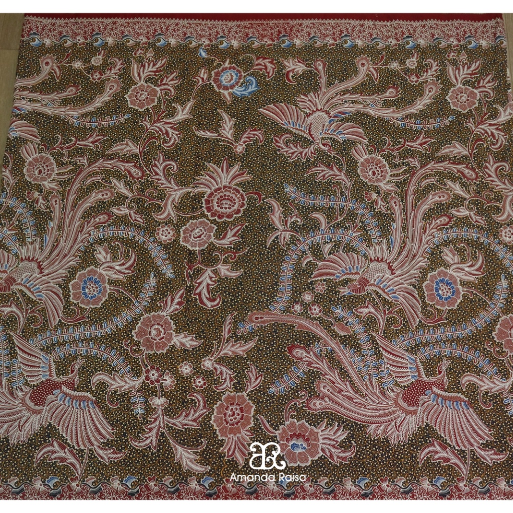 Jual Kain Batik Meteran Potongan Motif Nitik Kembang Peksi | Shopee ...