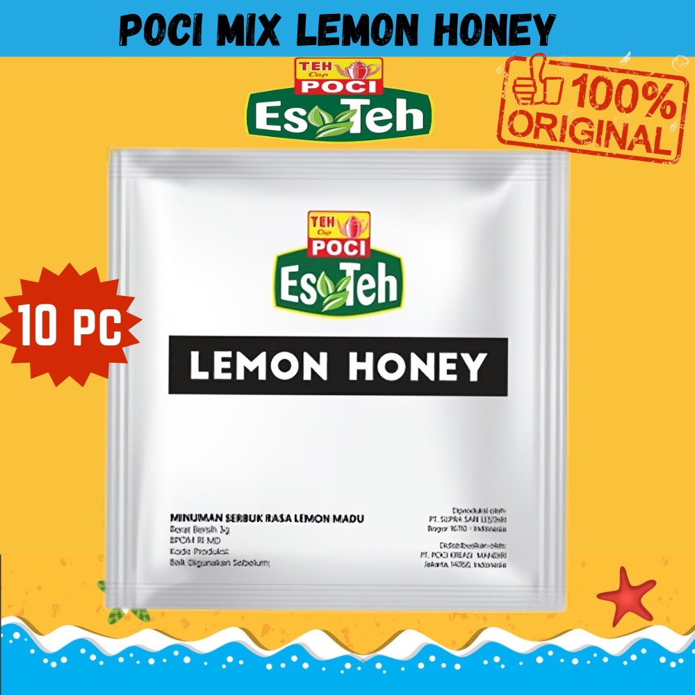 Jual Serbuk Teh Cap Poci Rasa Lemon Honey / Bubuk Teh Cap Poci Lemon ...